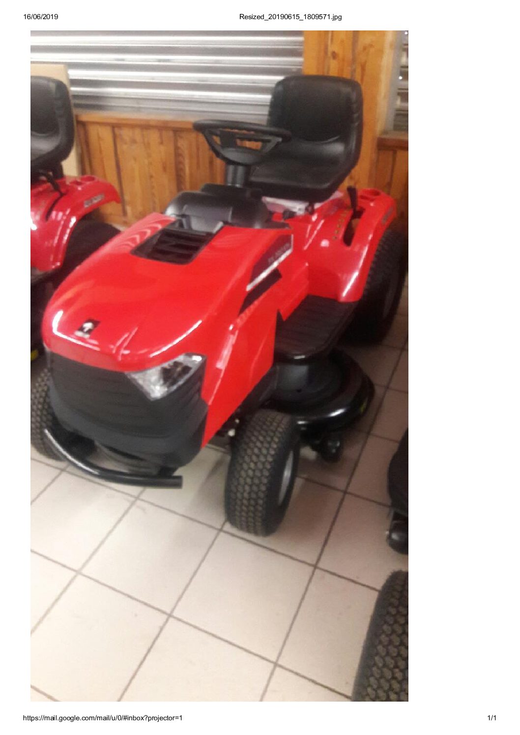 Tracteur tondeuse autoportée Sentar GTR B - Ets Bouyoud Motoculture